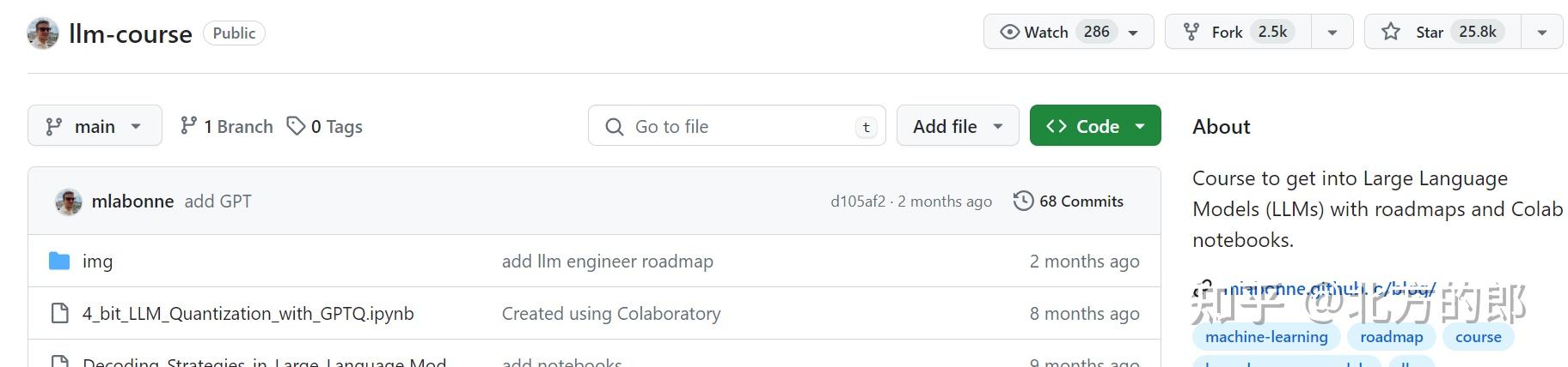 llm-course，GitHub上最全的开源大模型教程，上次介绍后又有了更新，Star狂飙到25K - 知乎