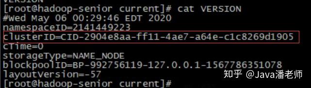 hadoop启动datanode失败，提示IO异常: Incompatible clusterIDs - 知乎