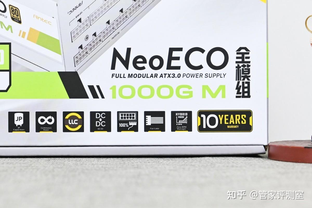 安钛克NE1000金牌全模组电源白色版开箱：小身材高效率 - 知乎