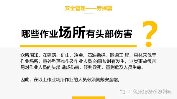 Ppt 【课件】安全帽使用管理基本知识35页 知乎