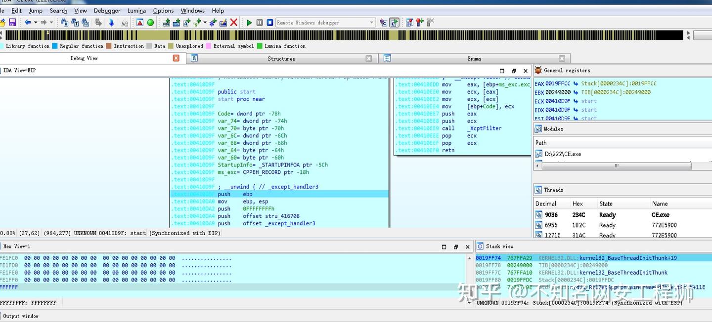 IDA pro7.5远程调试教程 - 知乎