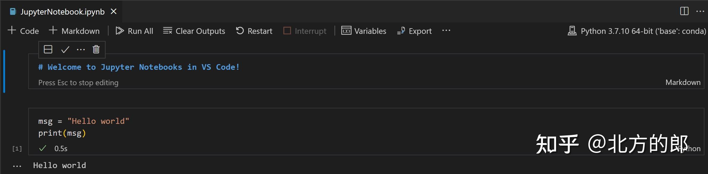 VS Code 中的 Jupyter Notebook - 知乎
