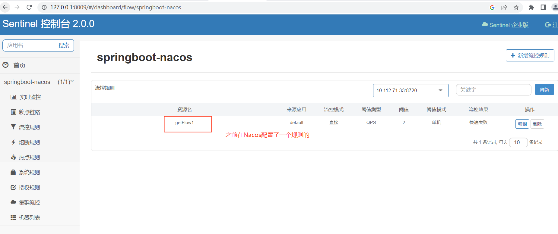 Spring Cloud:Sentinel结合Nacos实现配置持久化(双向) - 知乎