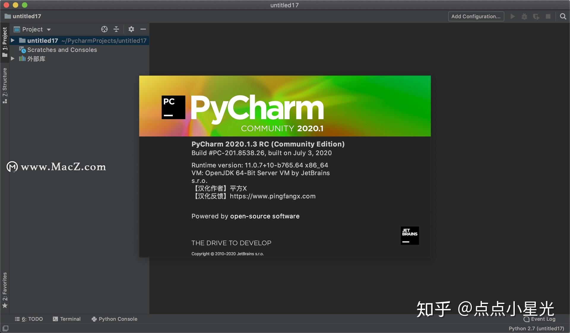 PyCharm CE for Mac(IDE代码编辑工具)社区版 - 知乎