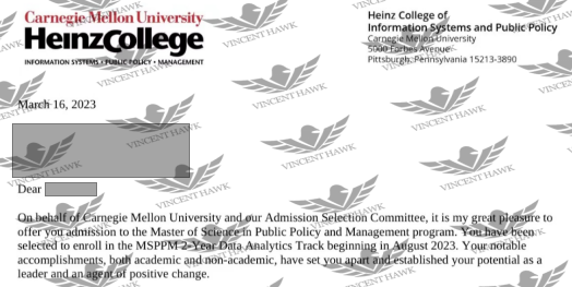 2023 VH Offer | 三枚CMU offer均带15%奖学金！MSSPM项目数据分析方向获录！ - 知乎