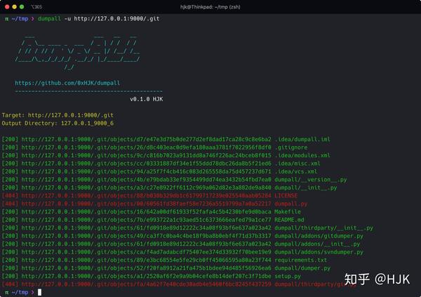 Dump all: .git/.svn/.DS_Store泄漏一键利用 - 知乎
