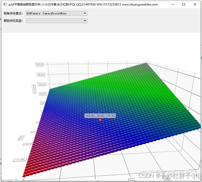 Qt开发技术：Q3D图表开发笔记（四）：Q3DSurface三维曲面图颜色样式详解、Demo以及代码详解 - 知乎