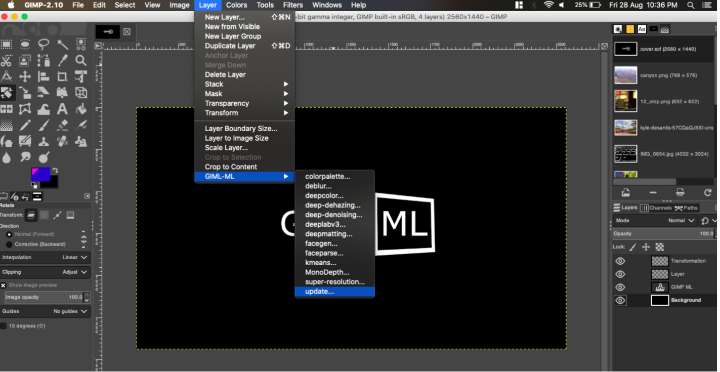 GIMP-ML：将机器学习注入图像处理软件,对标Photoshop 的ai填充 - 知乎