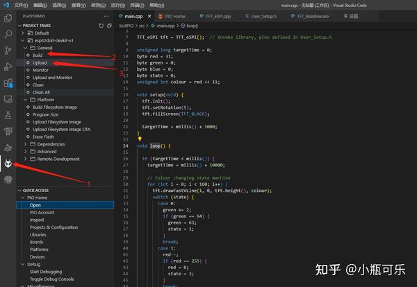 ESP32 tft_espi库驱动tft屏手把手详细教程（vscode+PlatformIO） - 知乎