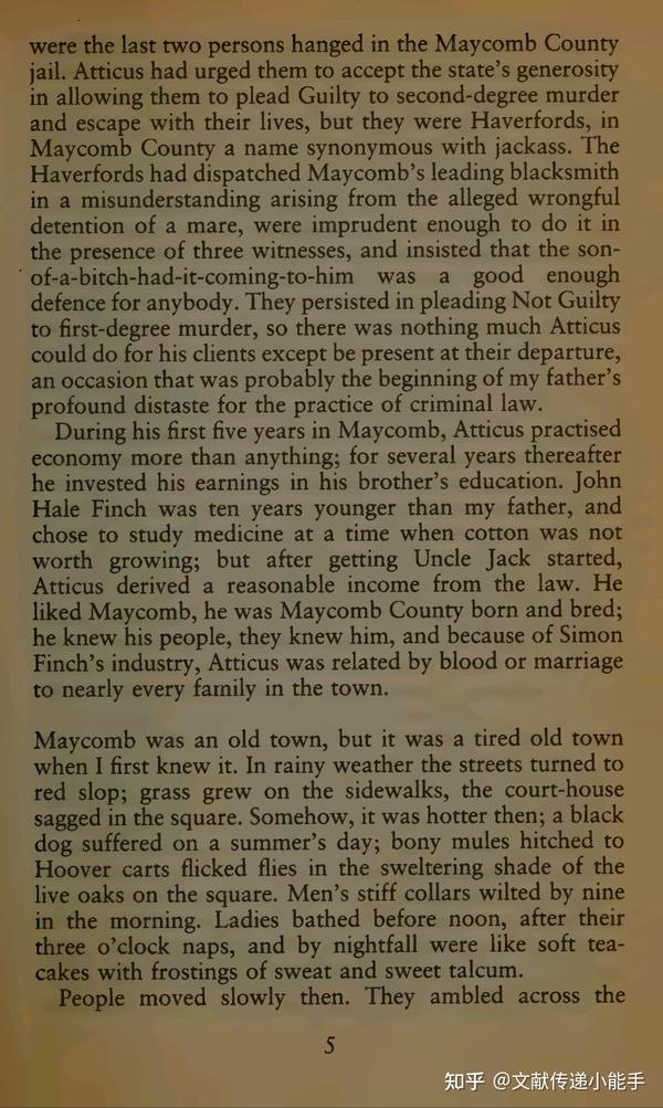 哈珀·李,杀死一只知更鸟,英文版,To kill a mockingbird by Lee, Harper - 知乎