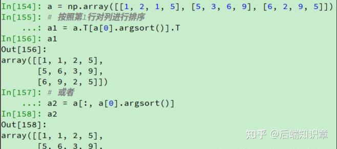 NumPy中argsort、lexsort、searchsorted和partition有什么区别？ - 知乎