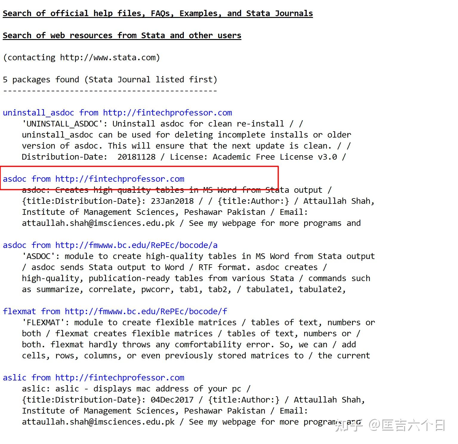 stata如何安装asdoc命令? - 知乎