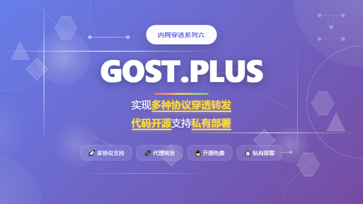 内网穿透系列六：GOST.PLUS实现多种协议穿透转发，代码开源支持私有部署 - 知乎
