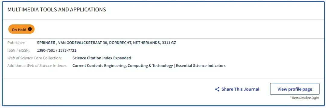尘埃落定！On Hold长达7个月，这本CCF推荐-C类期刊被剔除SCI目录 - 知乎