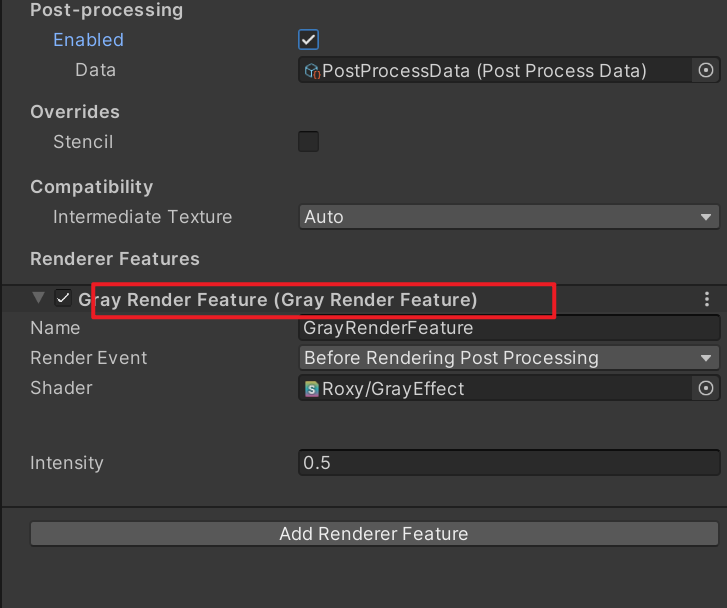 Unity URP Renderer Feature简单黑白效果实现（小白向） - 知乎