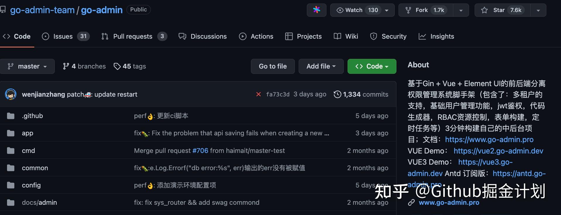 漂亮！用go语言撸一个前后端分离权限管理系统脚手架 知乎