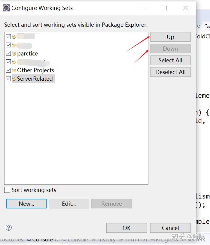 eclipse中working set的使用 - 知乎
