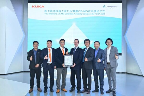 库卡KMP 1500P潜伏顶升式自主移动机器人获得TÜV莱茵认证 - 知乎