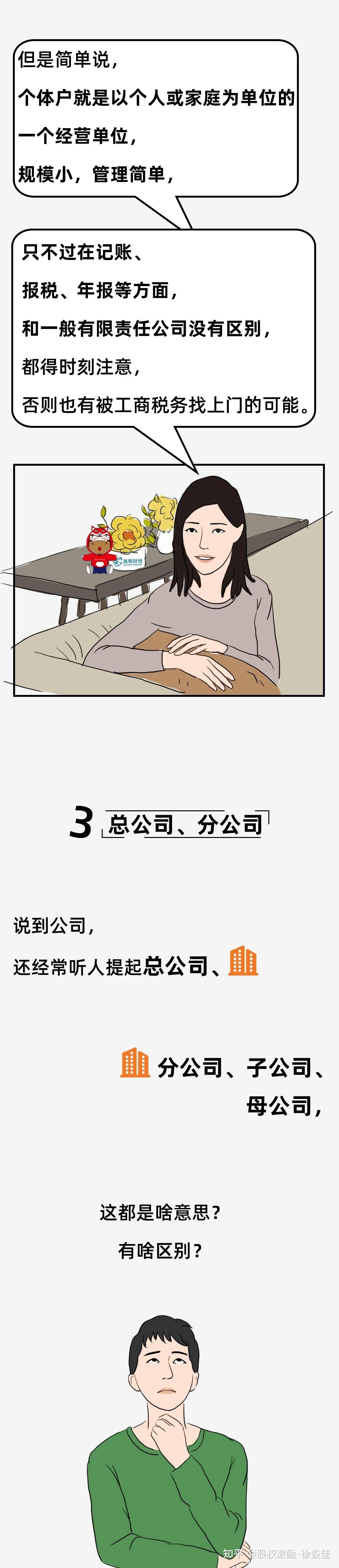总公司、分公司、子公司、有限公司、企业、个体户的区别 知乎