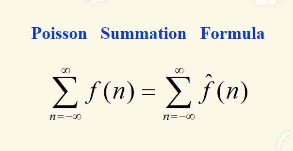 Poisson 求和公式及其应用 - 知乎