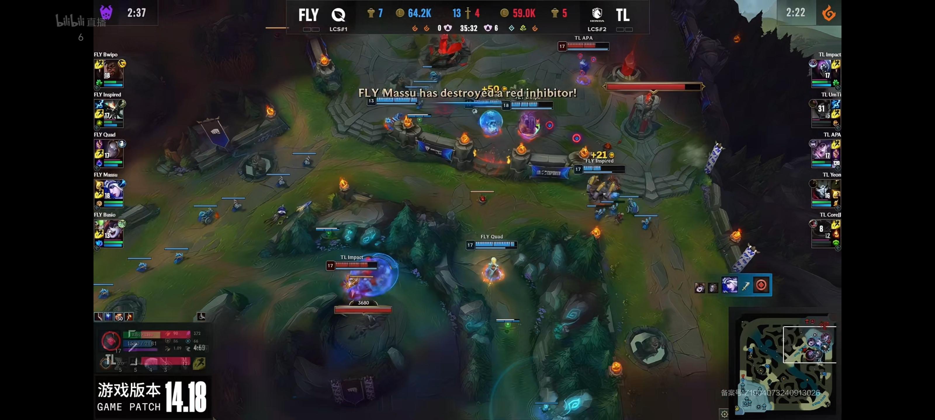 S14瑞士轮FLY 2:1 TL，如何评价这场比赛？ - 知乎