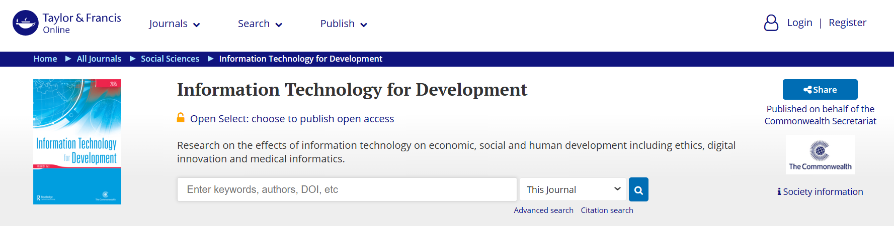 JCR已正式发布！Taylor & Francis各学科实力期刊大盘点 - 知乎