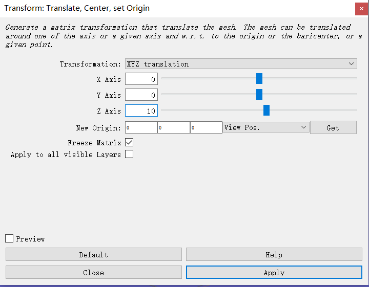 MeshLab网格平移、缩放、旋转 - 知乎
