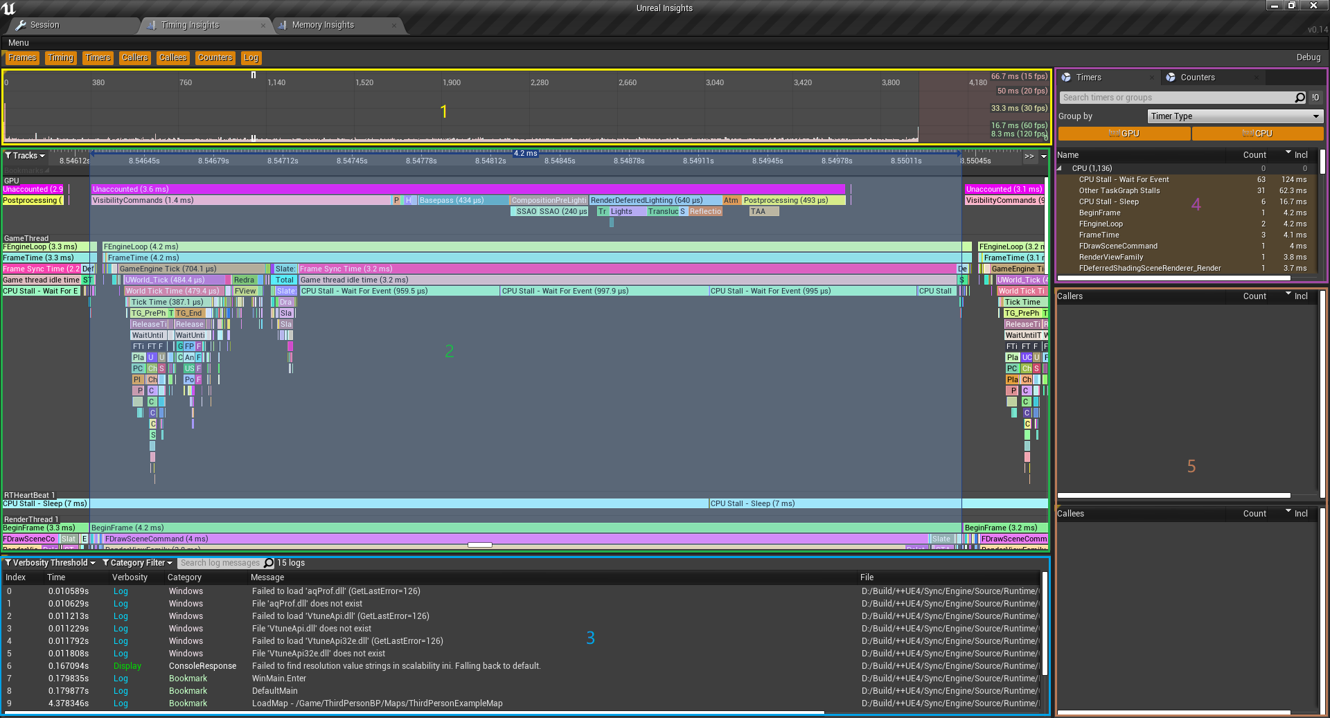 UE4 性能 - (三) 性能分析工具：Unreal Insights - 知乎