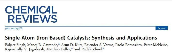 【Chem.Rev】单原子（铁基）催化剂：合成与应用 - 知乎