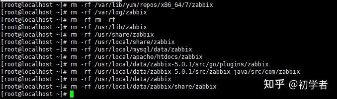 彻底卸载zabbix - 知乎