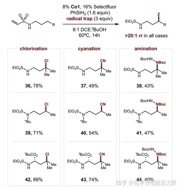 JACS：胺的γ-C-H官能化：通过乙烯磺酰基自由基伴侣的三重氢原子转移 - 知乎