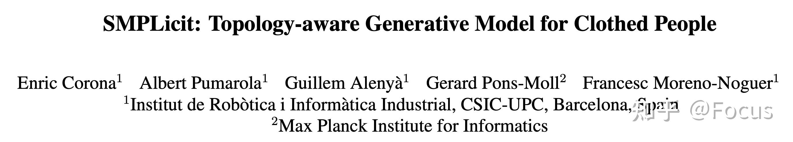 CVPR 2021 | SMPL人体模型有了，是不是还缺个衣服模型？SMPLicit来了 - 知乎