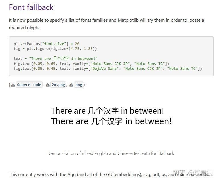 matplotlib如何为中英文显示不同字体？ - 知乎