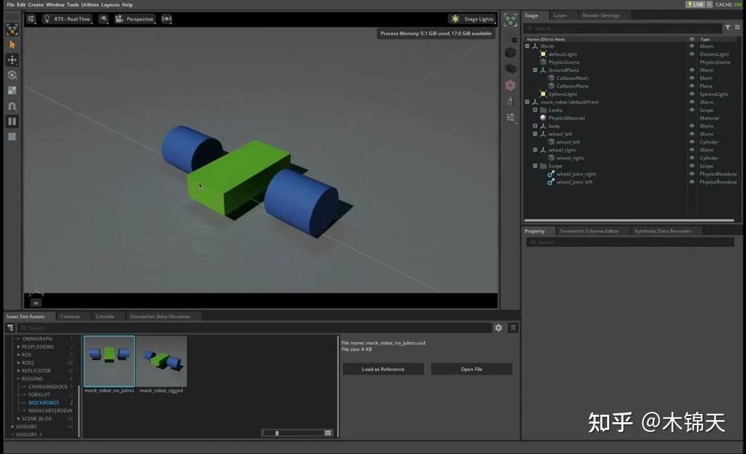 【Isaac Sim 5.0.0】Robot and Sensor Simulation - RS - RS Tut~S - Tutorial 3: Articulate a Simple ...