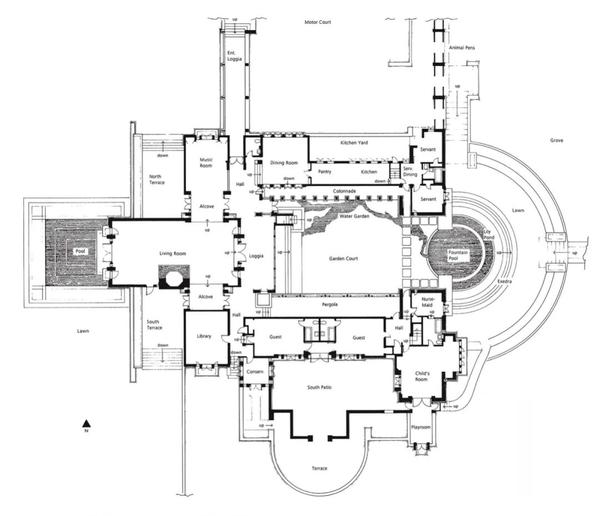霍利霍克别墅丨弗兰克·劳埃德·赖特 - 知乎