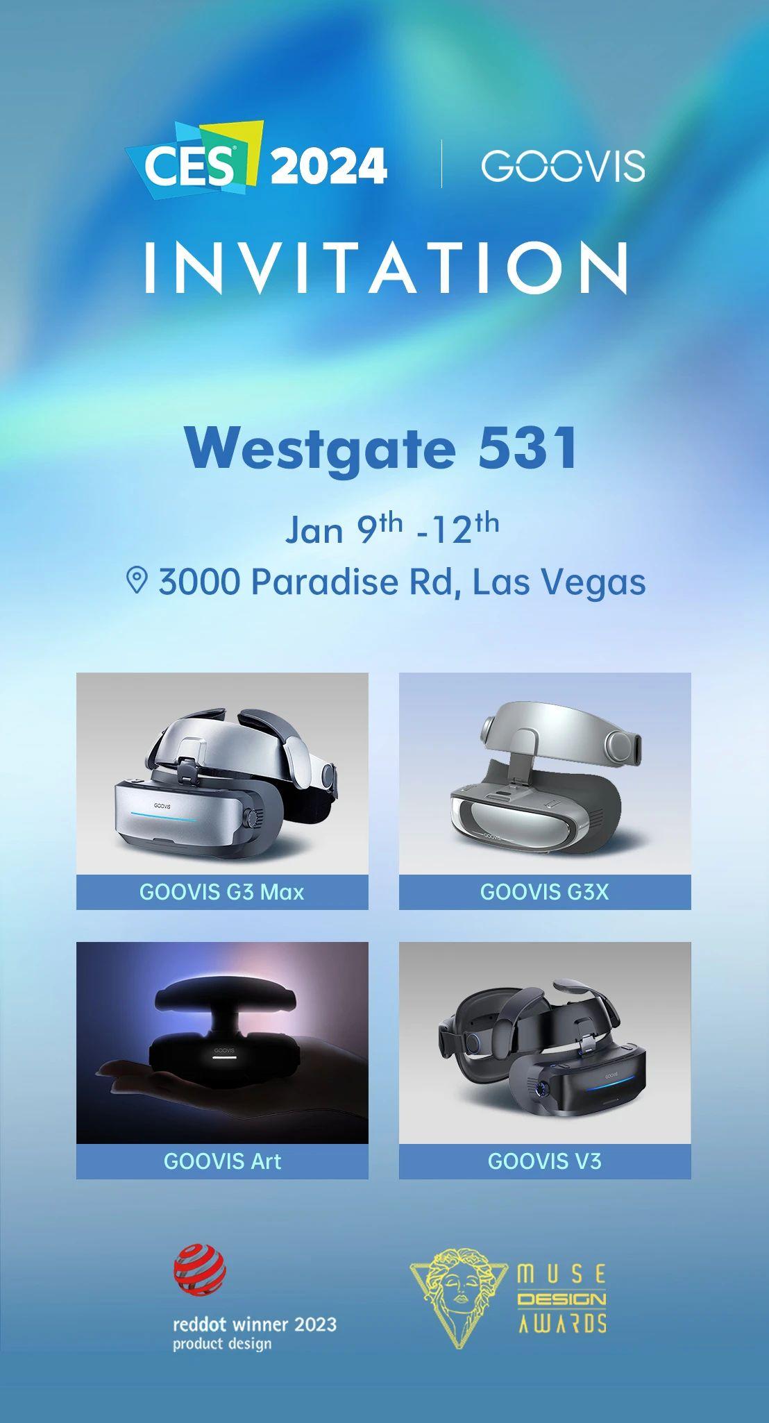 CES 2024：GOOVIS将展示四款创新XR头显 - 知乎