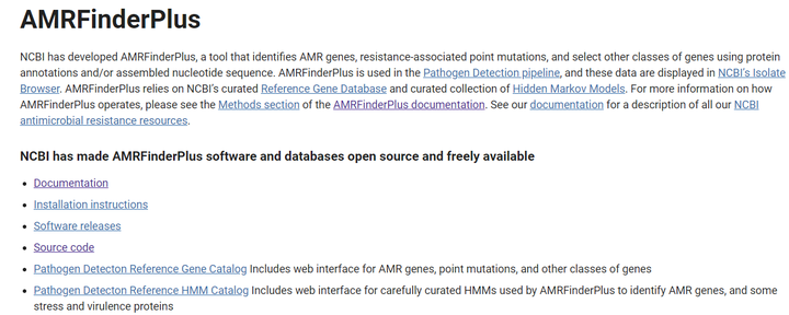 AMRFinderPlus：抗药性基因鉴定软件 - 知乎