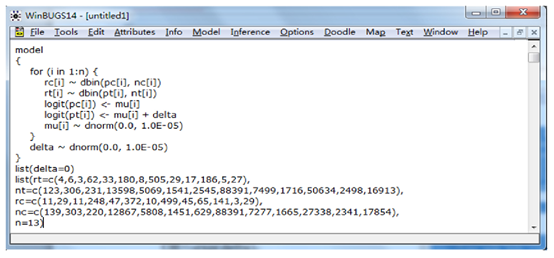 应用WinBUGS软件实现贝叶斯Meta分析 - 知乎