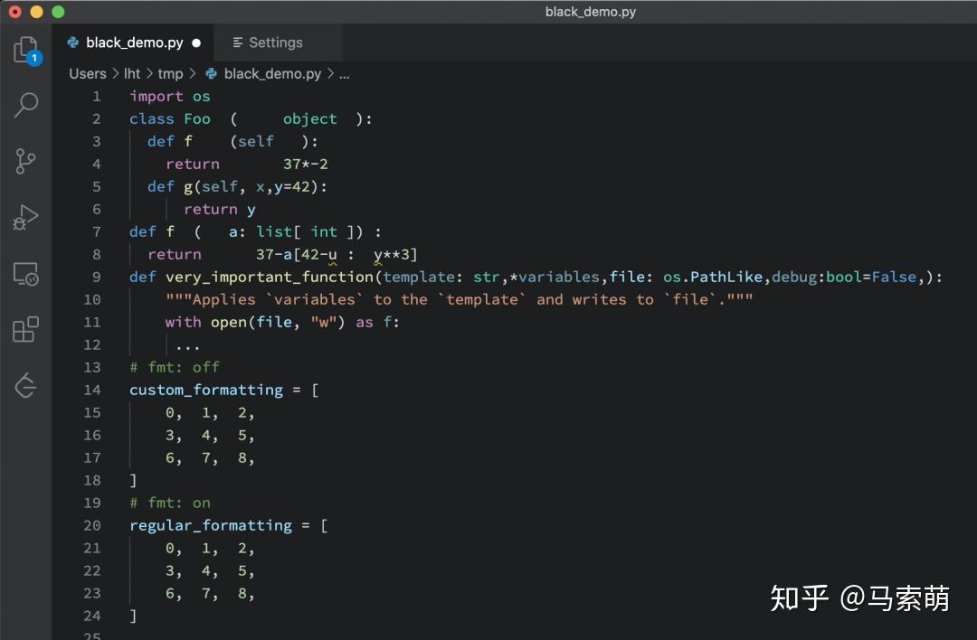 Black: 一键美化Python代码 - 知乎