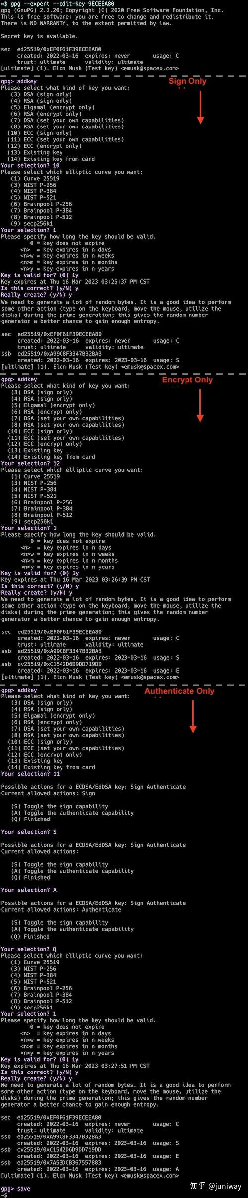 使用 GPG Key 来构建签名、加密及认证体系 - 知乎