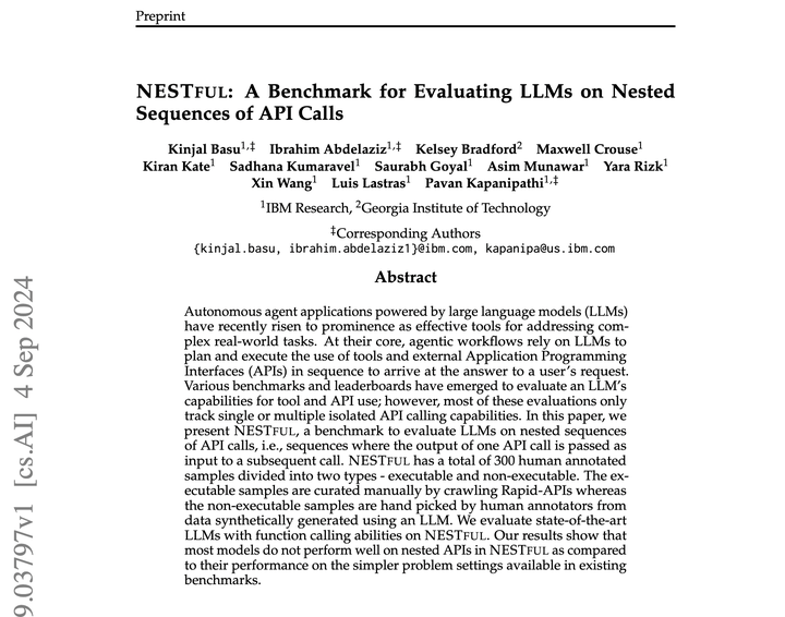 NESTFUL：用于评估 LLMs 在嵌套 API 调用上的基准 - 知乎