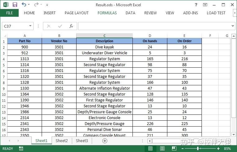 国产excel开发组件spirexls【转换】教程（17）：在 C、vbnet 中将 Excel 转换为 Opendocument 电子