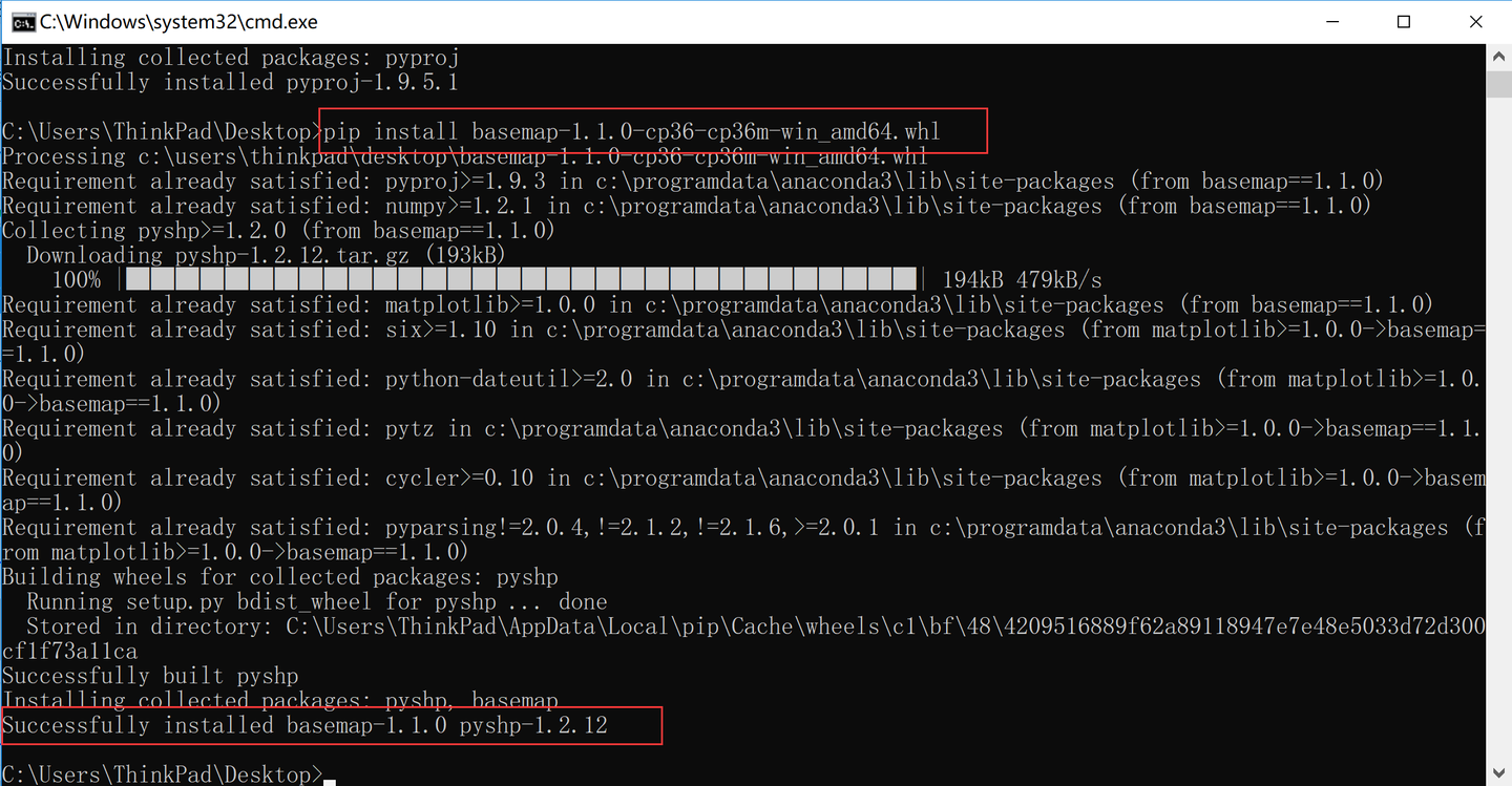 Python 3.X安装basemap包详细步骤（windows环境) - 知乎