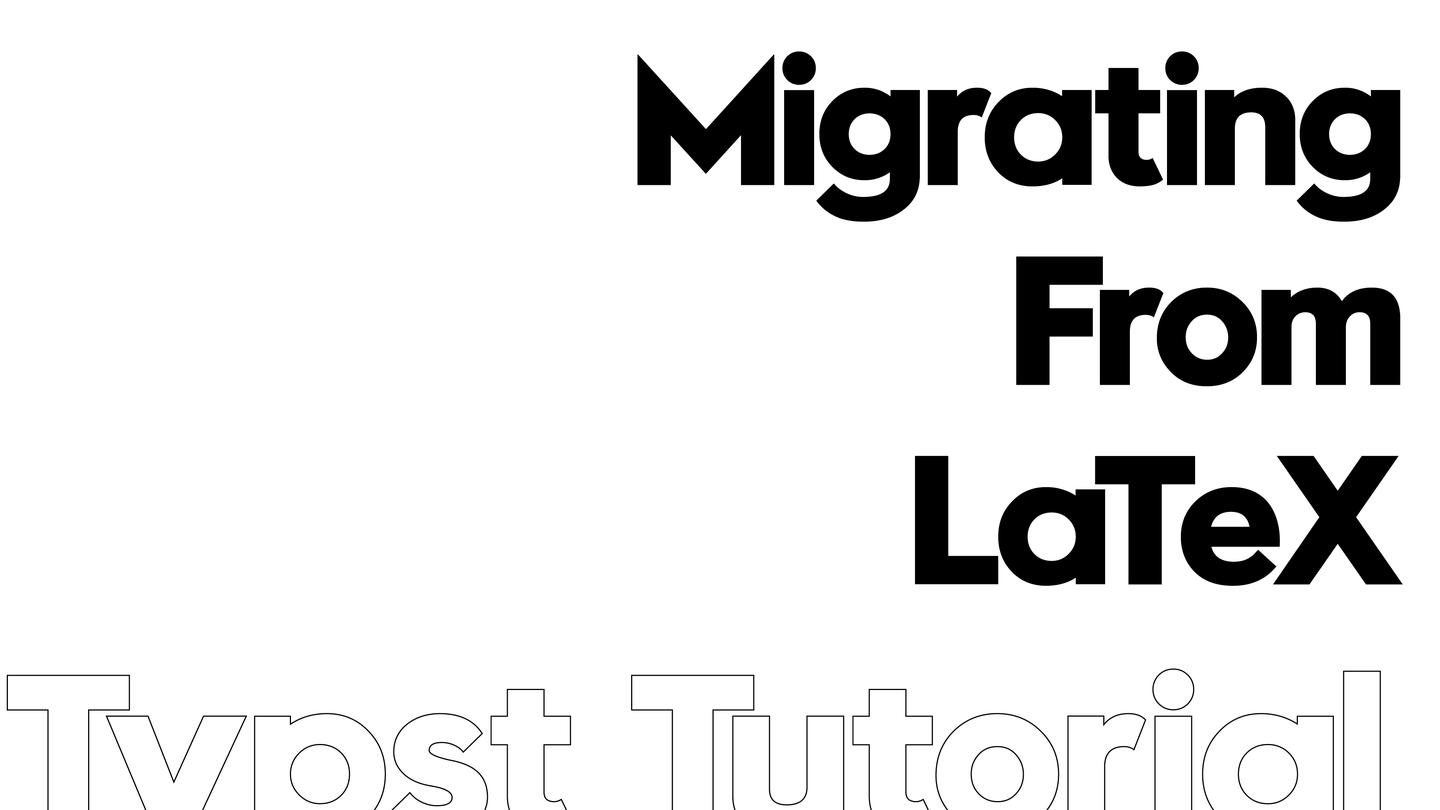 为 LaTeX 用户准备的 Typst 入门 - 知乎