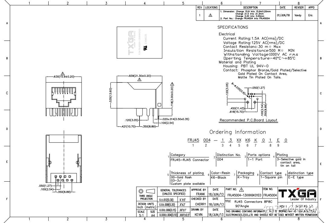 RJ45连接器规格书 - 知乎