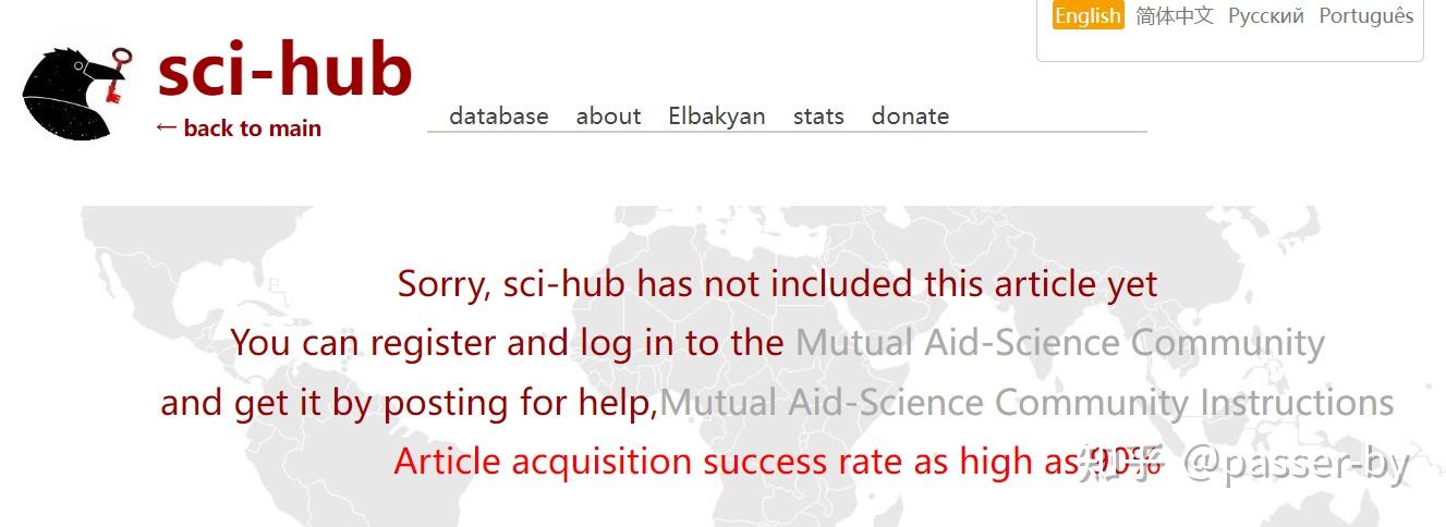 科研利器|SCI-HUB最新网址 - 知乎