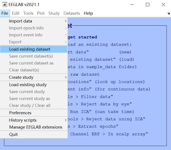 EEGlab处理步骤（对照官网Tutorials） - 知乎