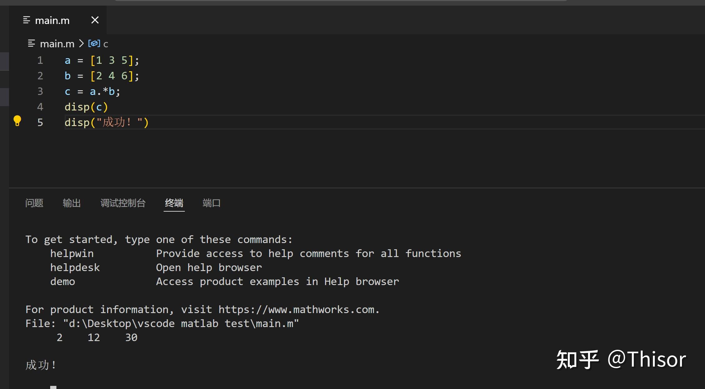 在VS Code中运行MATLAB - 知乎