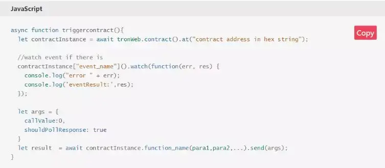 TRONGRID API 小课堂 | 第二十期：关于TRONWEB.CONTRACT - 知乎