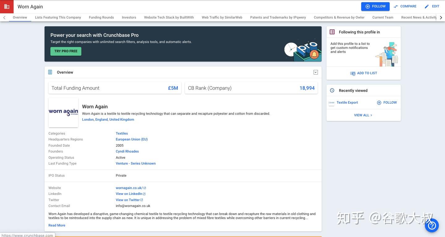 Crunchbase是什么？怎么用? - 知乎